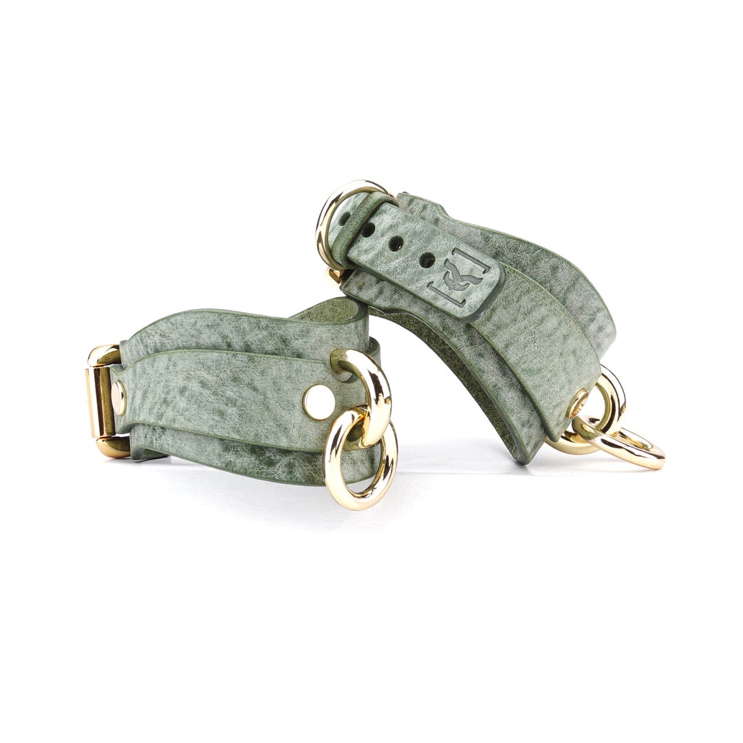 Handmade Custom Leather Handcuffs and Ankle Cuffs, Restraint Cuffs ...