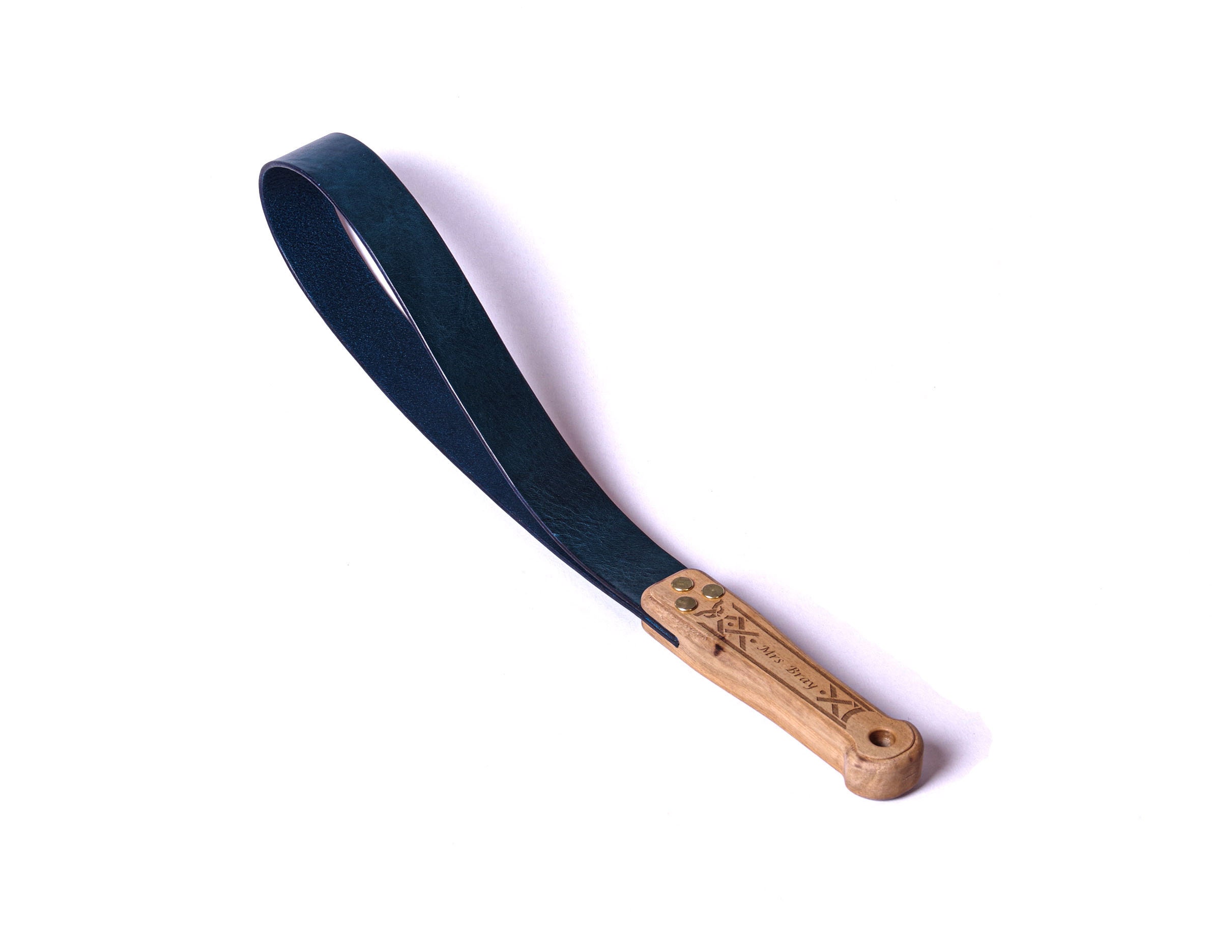 Leather Strap Paddle Spanking Belt BDSM Paddle in wooden | Etsy