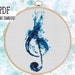 Treble Clef. Cross Stitch Pattern. PDF #75 - Etsy