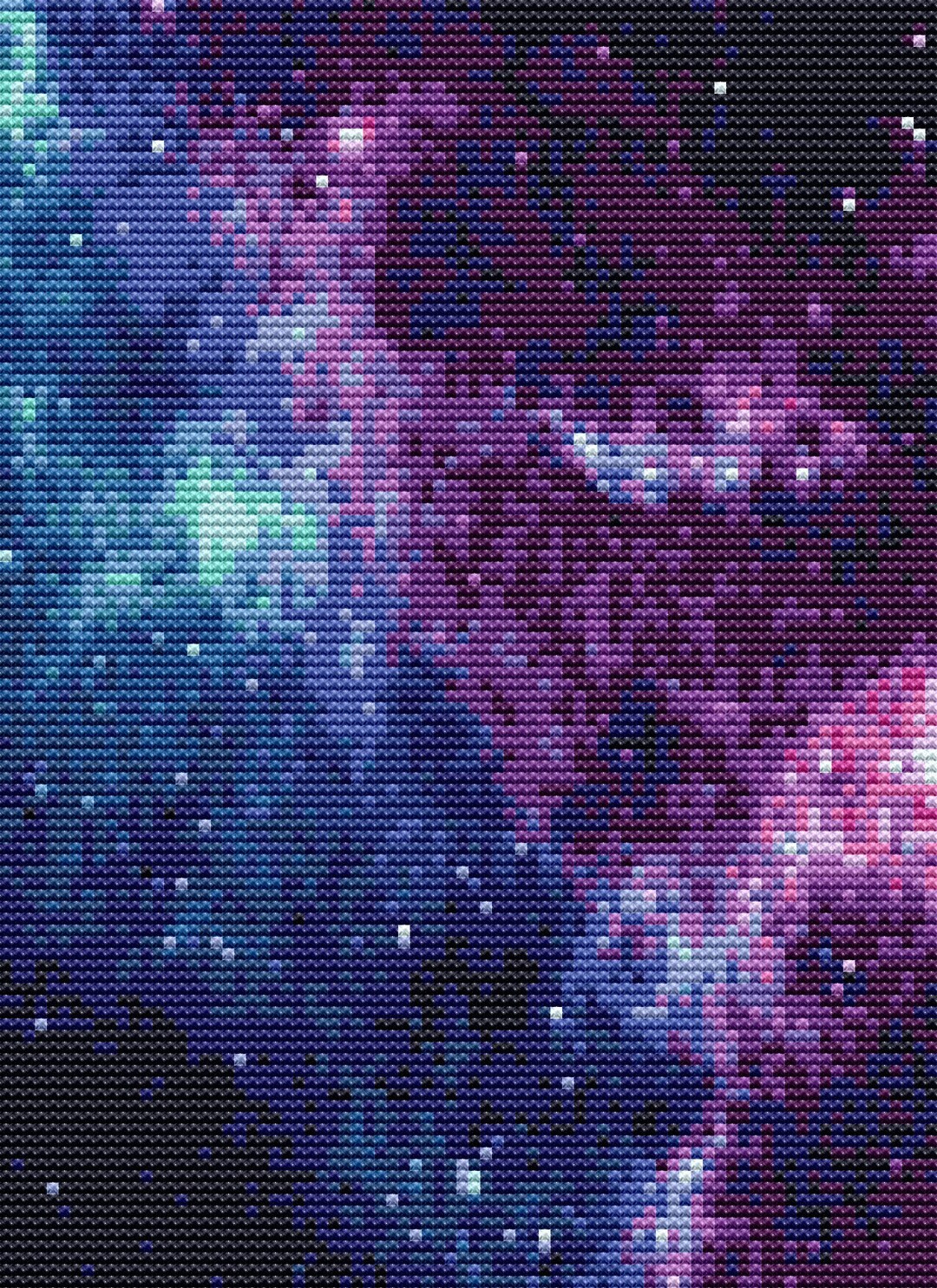 Space Texture. Cross Stitch Pattern. PDF - Etsy