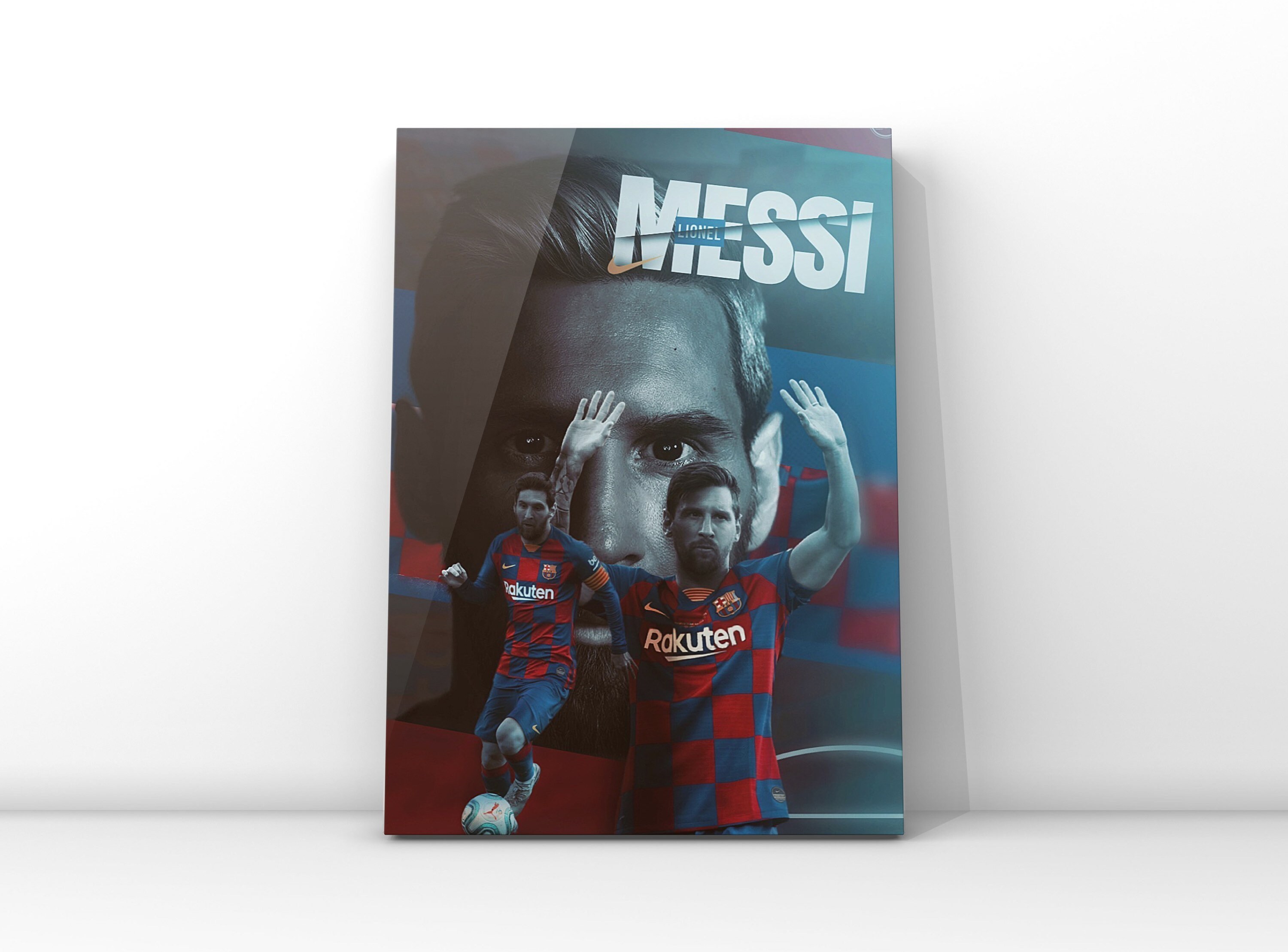 Lionel Messi Barcelona A4 Print - Etsy