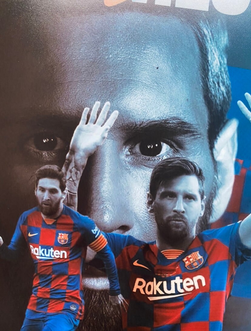 Lionel Messi Barcelona A4 Print - Etsy