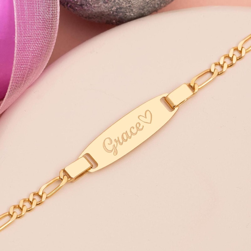 Baby Bracelets Name Plate - Etsy