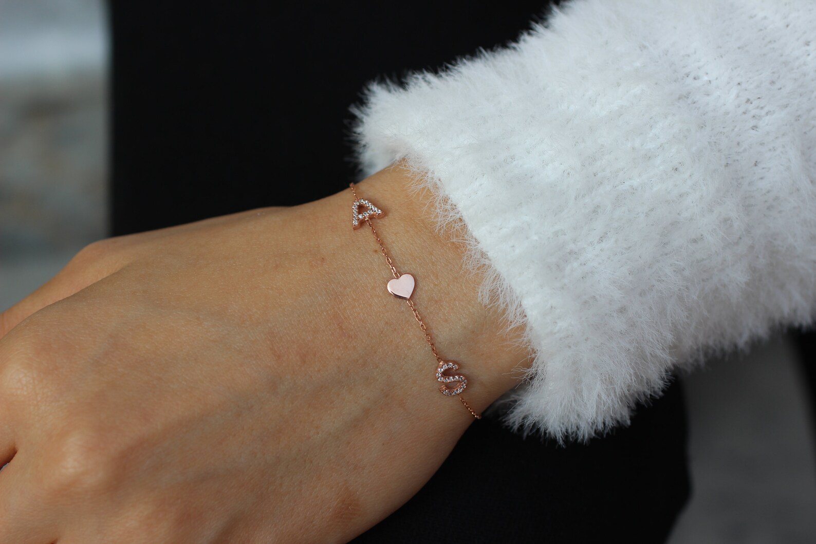 Letter Bracelet Custom Bracelet Gold Name Bracelet Letter - Etsy