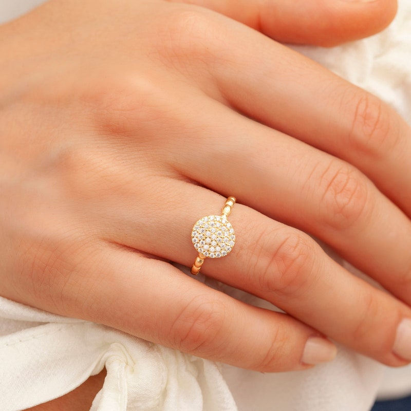 Simple Diamond Ring - Etsy