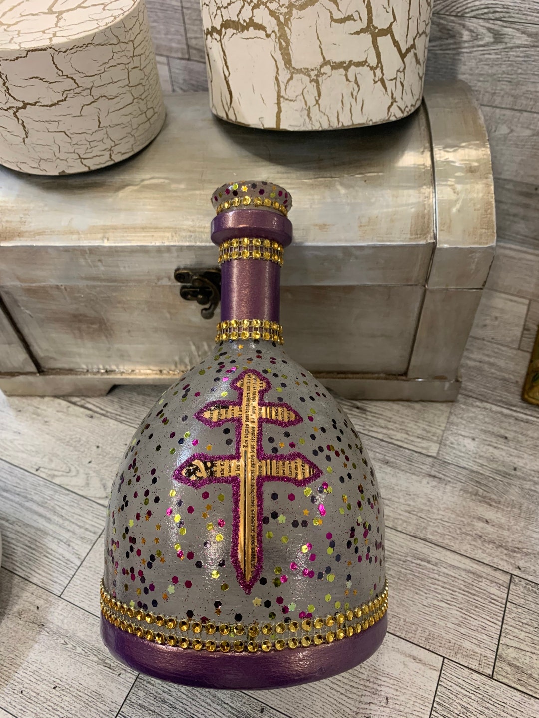 Glow in the Dark Dusse Bottle - Etsy