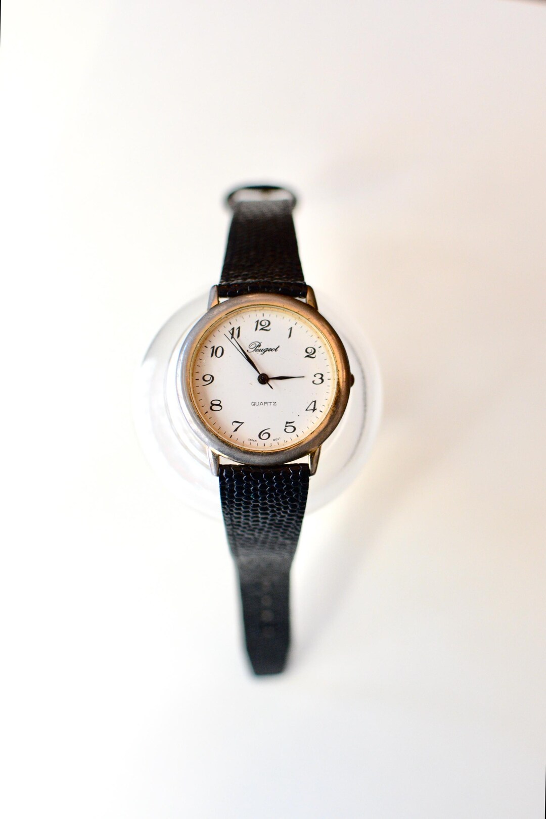 1980s Peugeot Circular Quartz Wrist Watch - Etsy