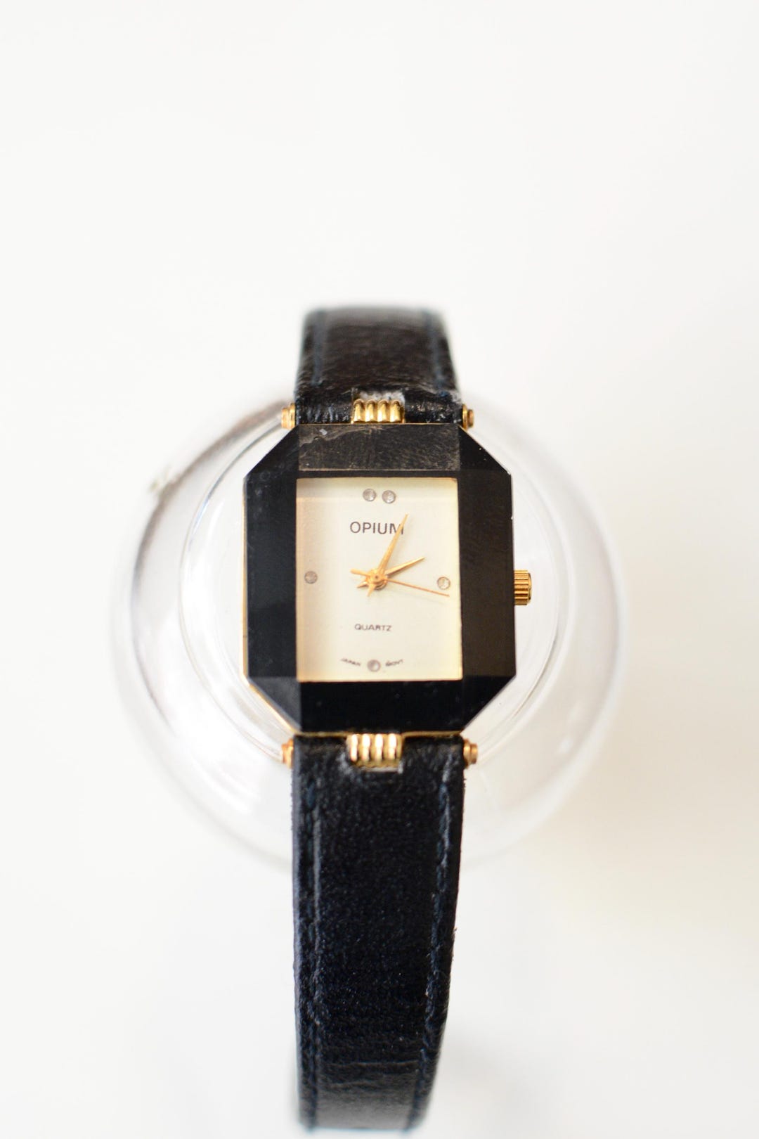 1990s Opium Rectangular 21mm Quartz Watch - Etsy