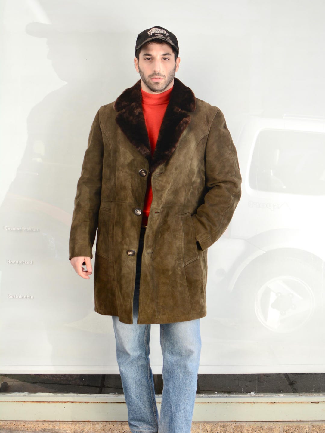 1970s Genuine Shearling Overcoat - Etsy