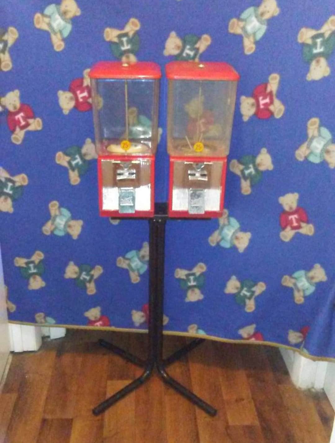 Antique Classic Double Gumball Machine - Etsy