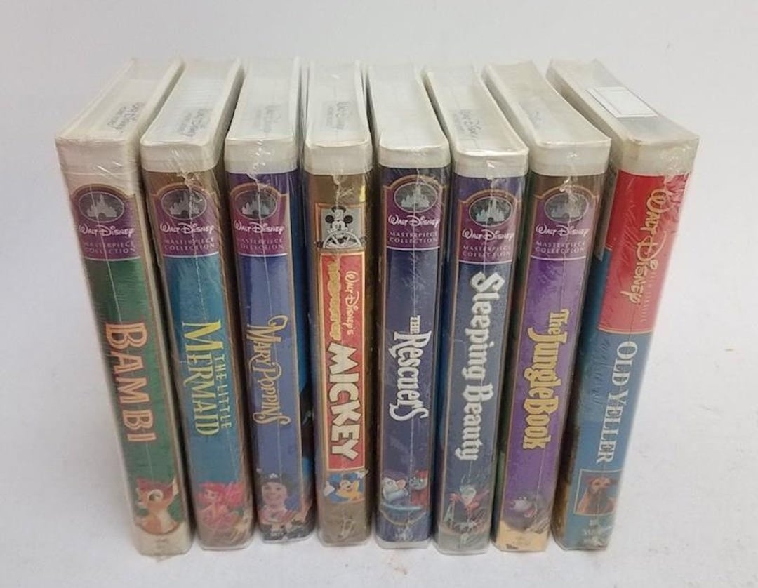 Vintage Collectible Collection of VHS Disney Tapes - Etsy