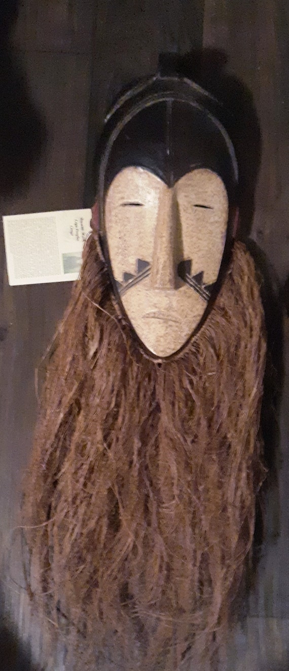 Collectable African Bwami Mask of the Congo | Etsy