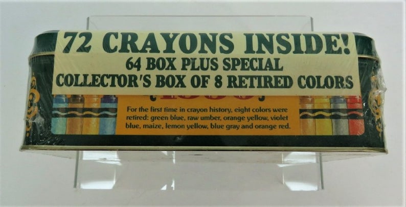 Vintage Collectable Crayon Tin Set - Etsy