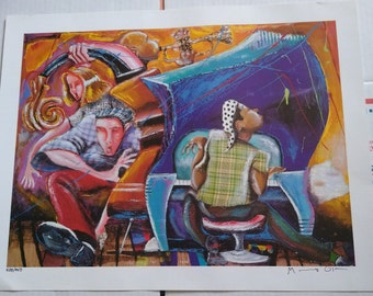 Unframed Marcus Glenn Rebirth of the Cruise Lithograph 18-1/2 X 23-1/2 ...