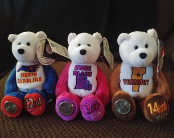 State Coin Bears - Etsy