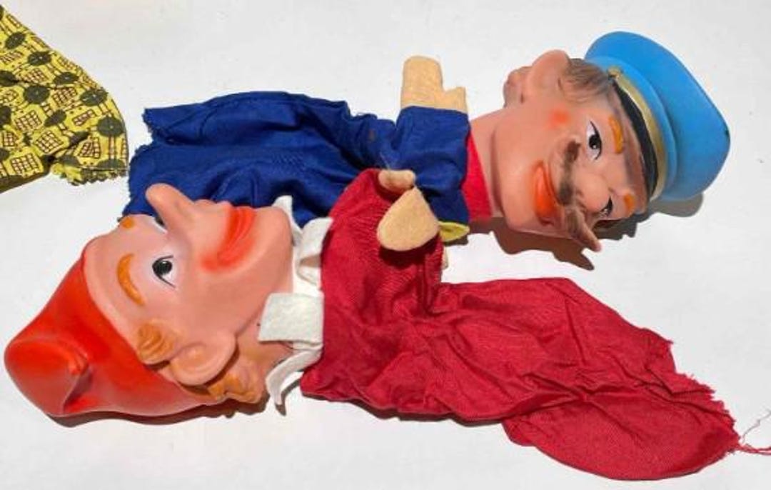 Vintage " West German Hand Puppets " Collectible Puppet Hand Units - Etsy