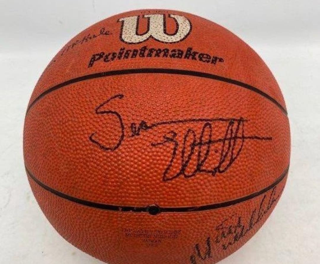 Signed NBA Legends Signatures Basketball - Etsy