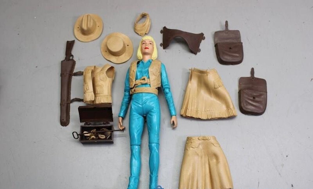 Antique Collectable Female Action Figure - Etsy