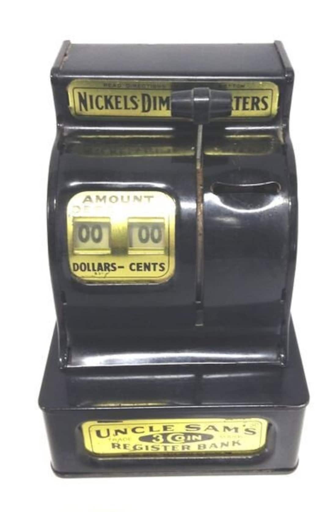Vintage Collectable "find" Black 3 Coin Bank - Etsy