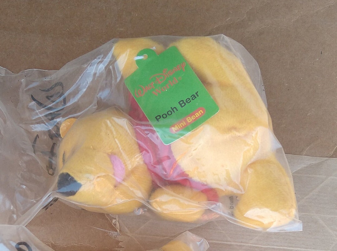 Vintage Collectible Pooh "mini Bear" Wal Disney Kellogg's Toy - Etsy
