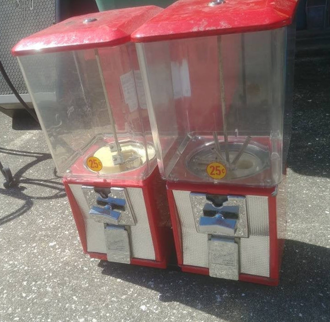 Antique Classic Double Gumball Machine - Etsy