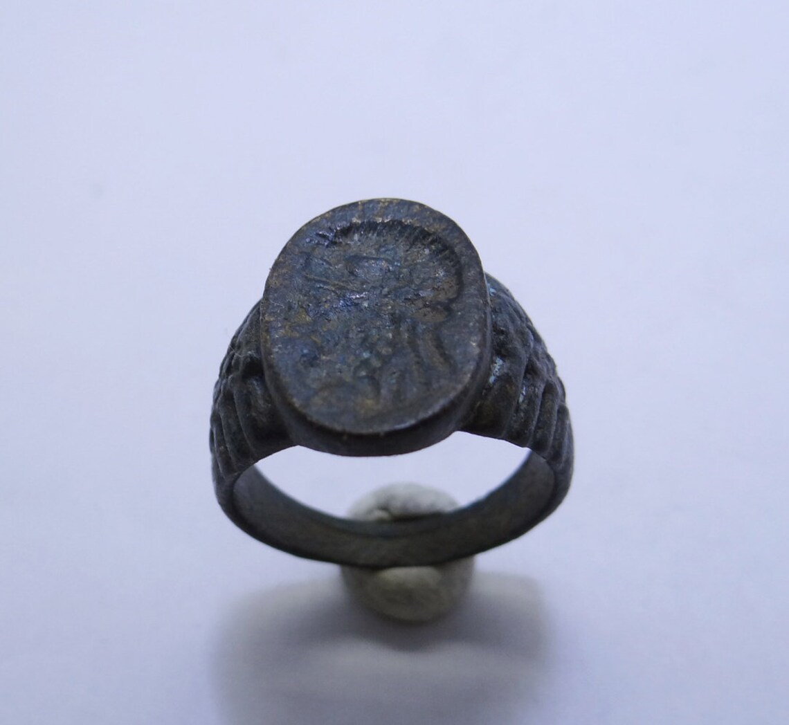 Roman Bronze Ring Emperor Mark Antony 2/3 AD - Etsy