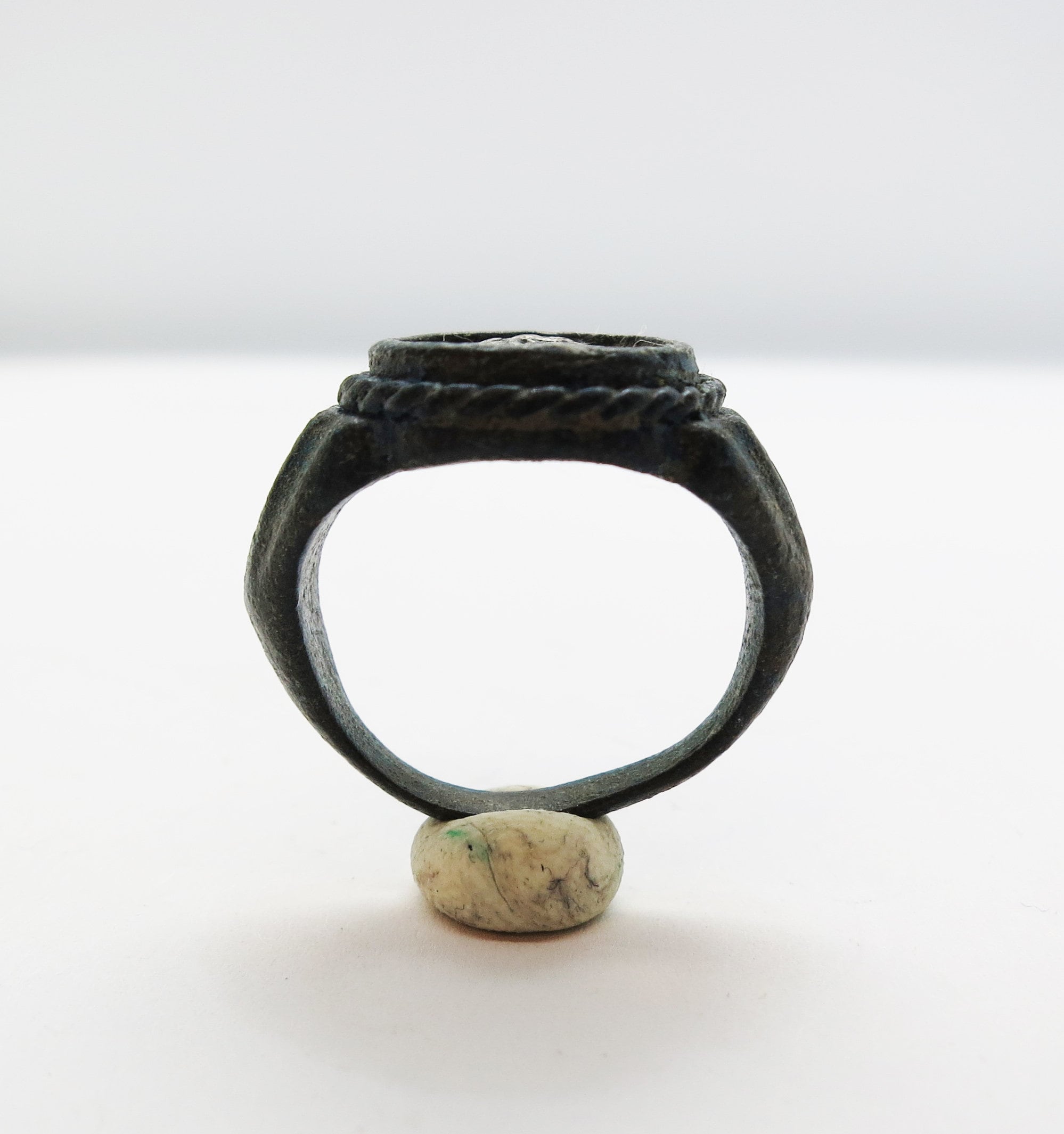 Trajan Augustus Roman Emperor Ring Massive Bronze and Silver 3/4 AD - Etsy