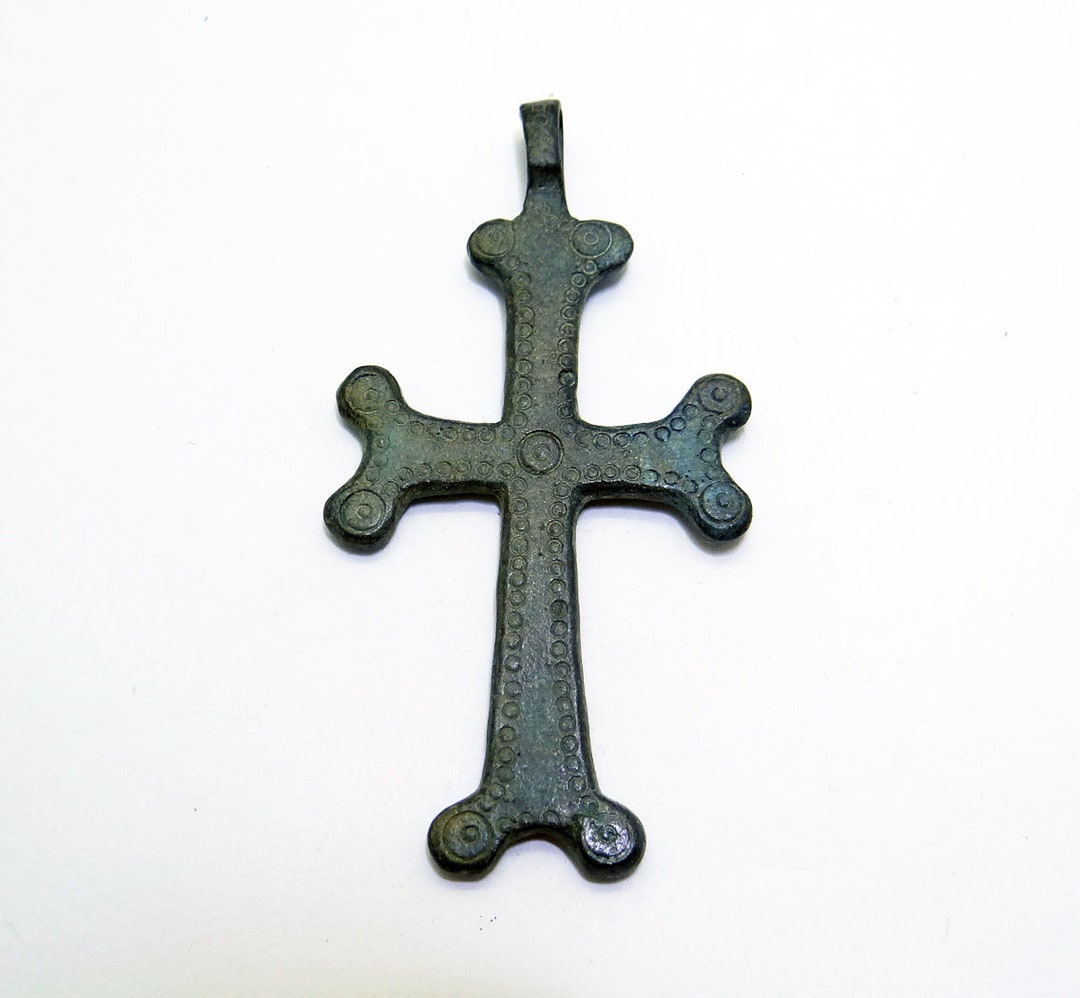 Constantine Ancient Roman Bronze Massive Two Sides Cross 5/6 - Etsy