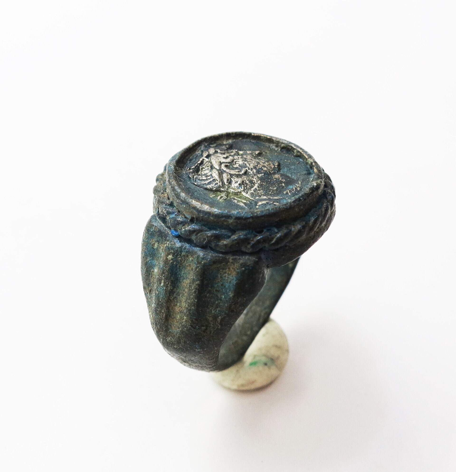 Trajan Augustus Roman Emperor Ring Massive Bronze and Silver 3/4 AD - Etsy