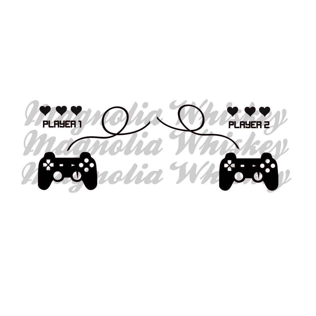 Gaming Player SVG, Couples Gaming, Digital Cut Files Svg, Png, Jpg - Etsy