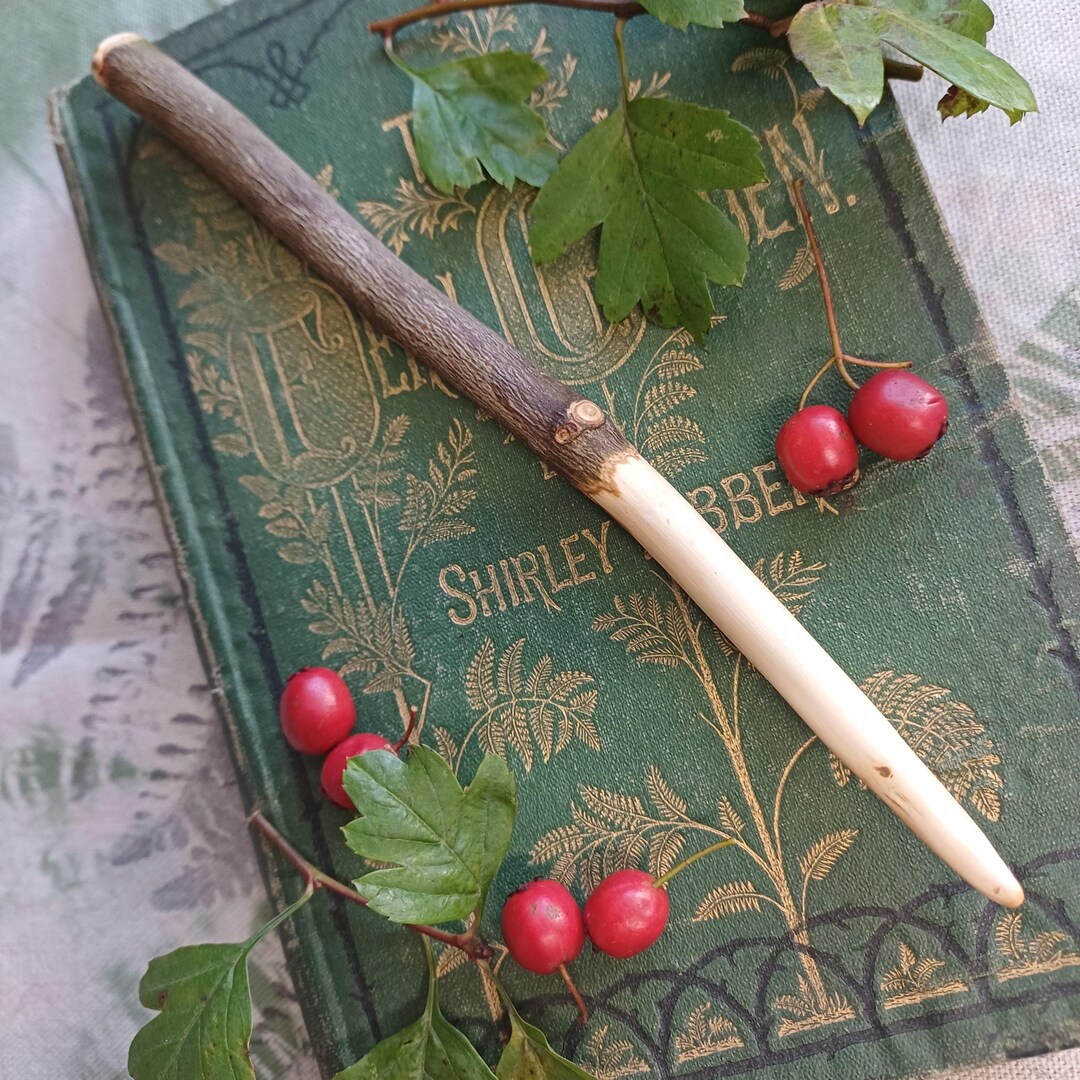 Welsh Hawthorn Wood Wand, Love, Protection, Witchcraft, Pagan, Magic ...