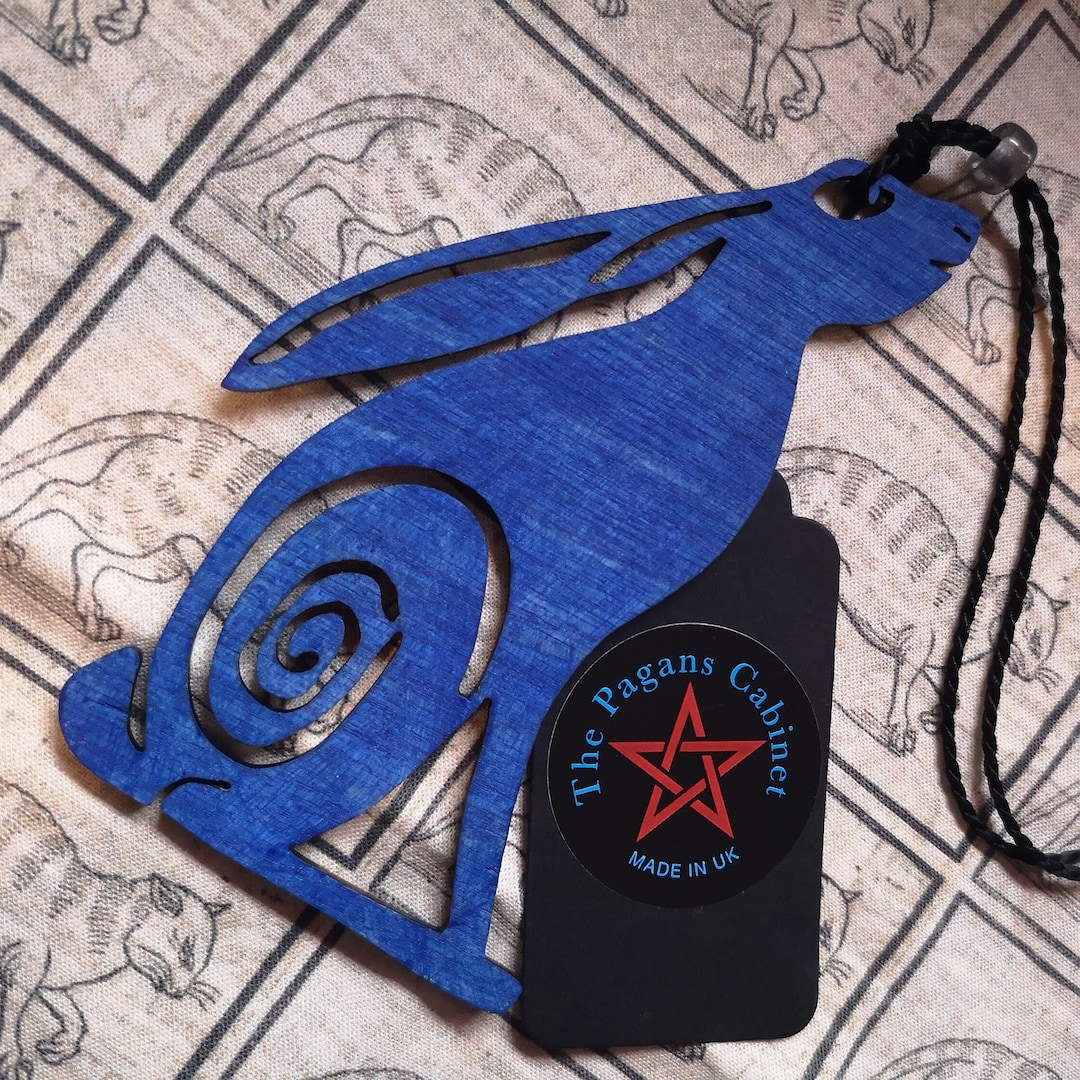 Celtic Picts Hare Hanger Yule Decoration, Wicca, Christmas Tree, Pagan ...