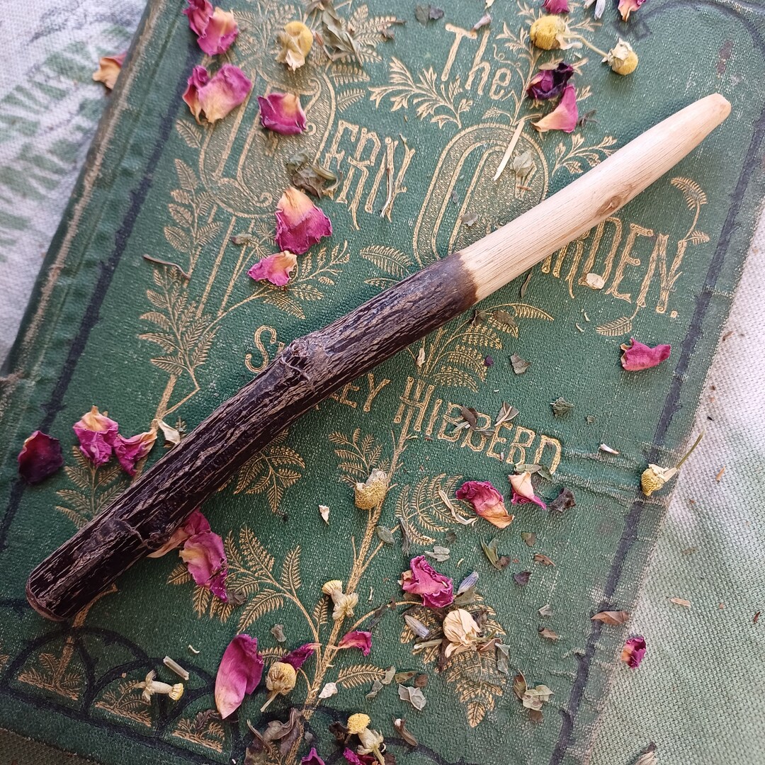 Welsh Rose Wood Wand, Pendant, Love, Healing, Love Magic, Ritual ...