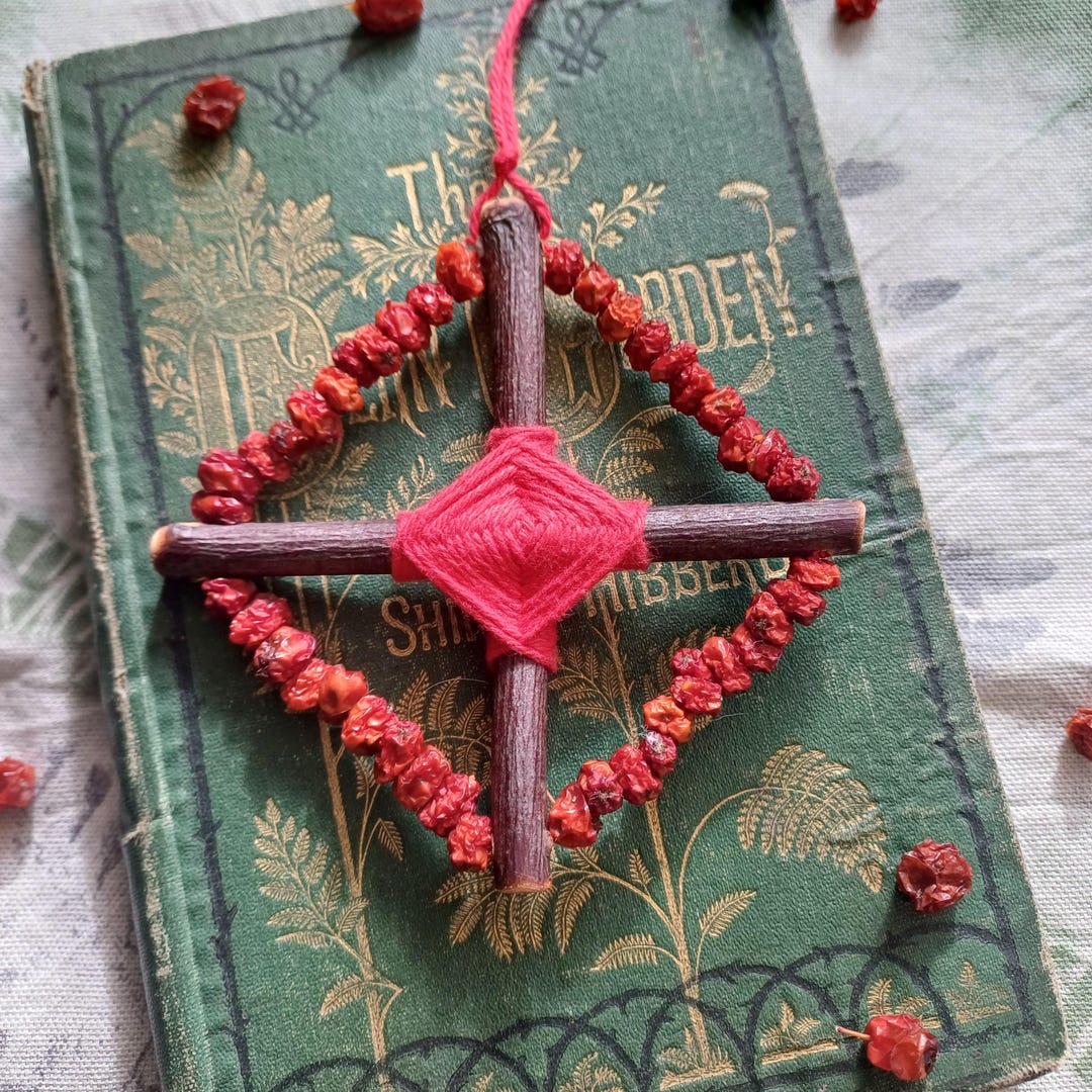 Welsh Rowan Wood Cross, Protection From Harmful Influences, Protect the ...