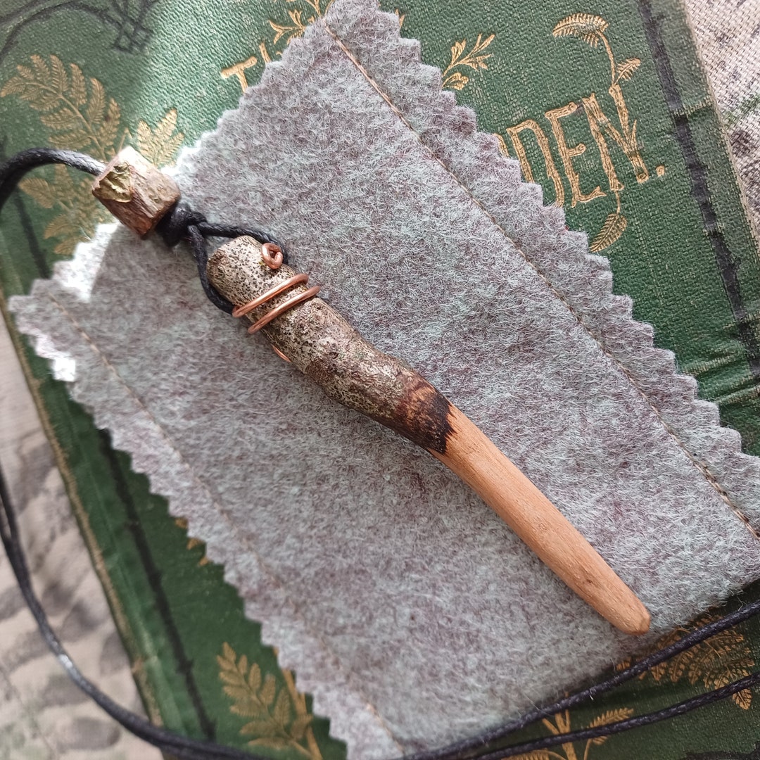 Black Walnut Pendant Wand, Connection to Ancestors, Protection ...