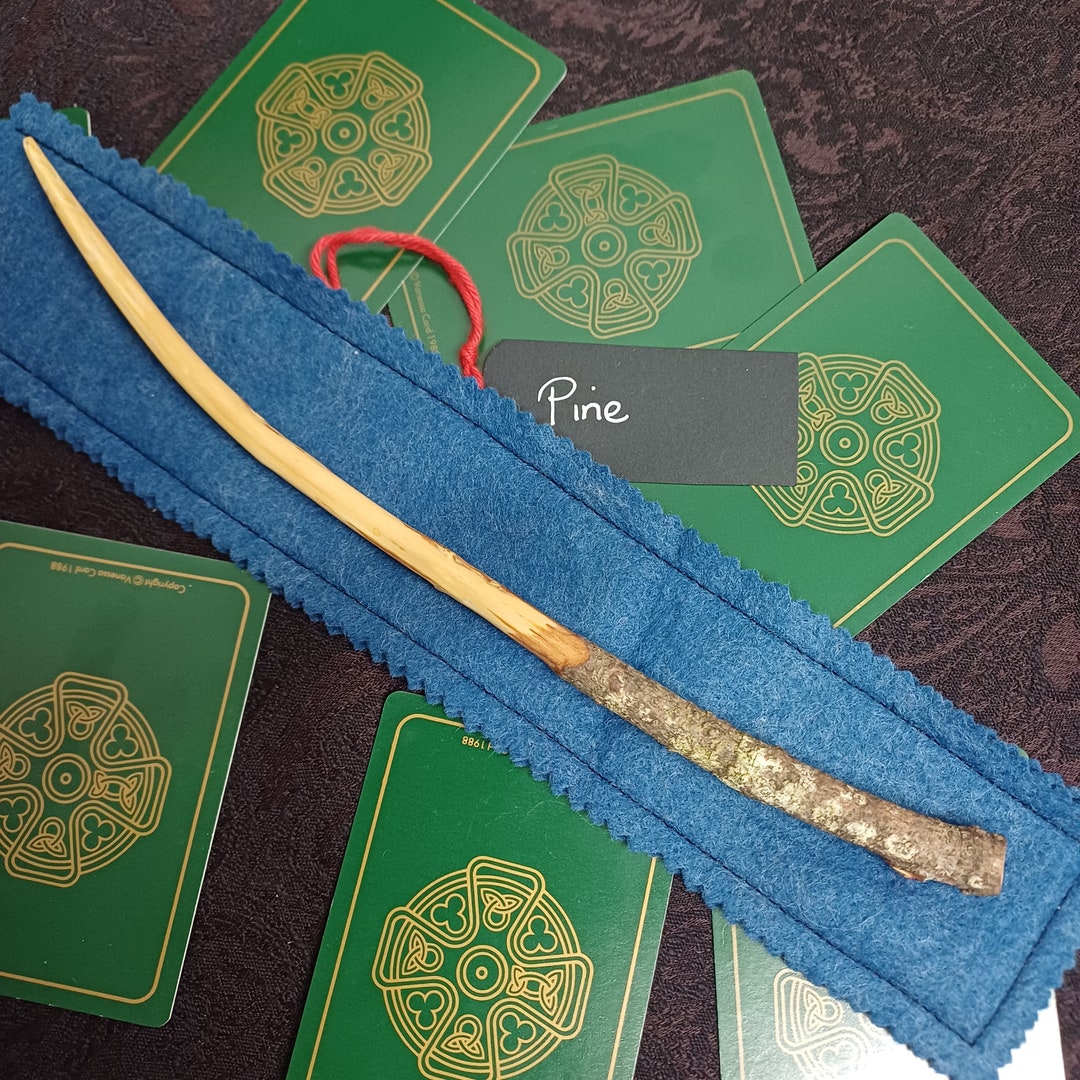 Small Pine Wood Wand , Pagan, Witchcraft, Ritual Tool, Magic, Inner ...