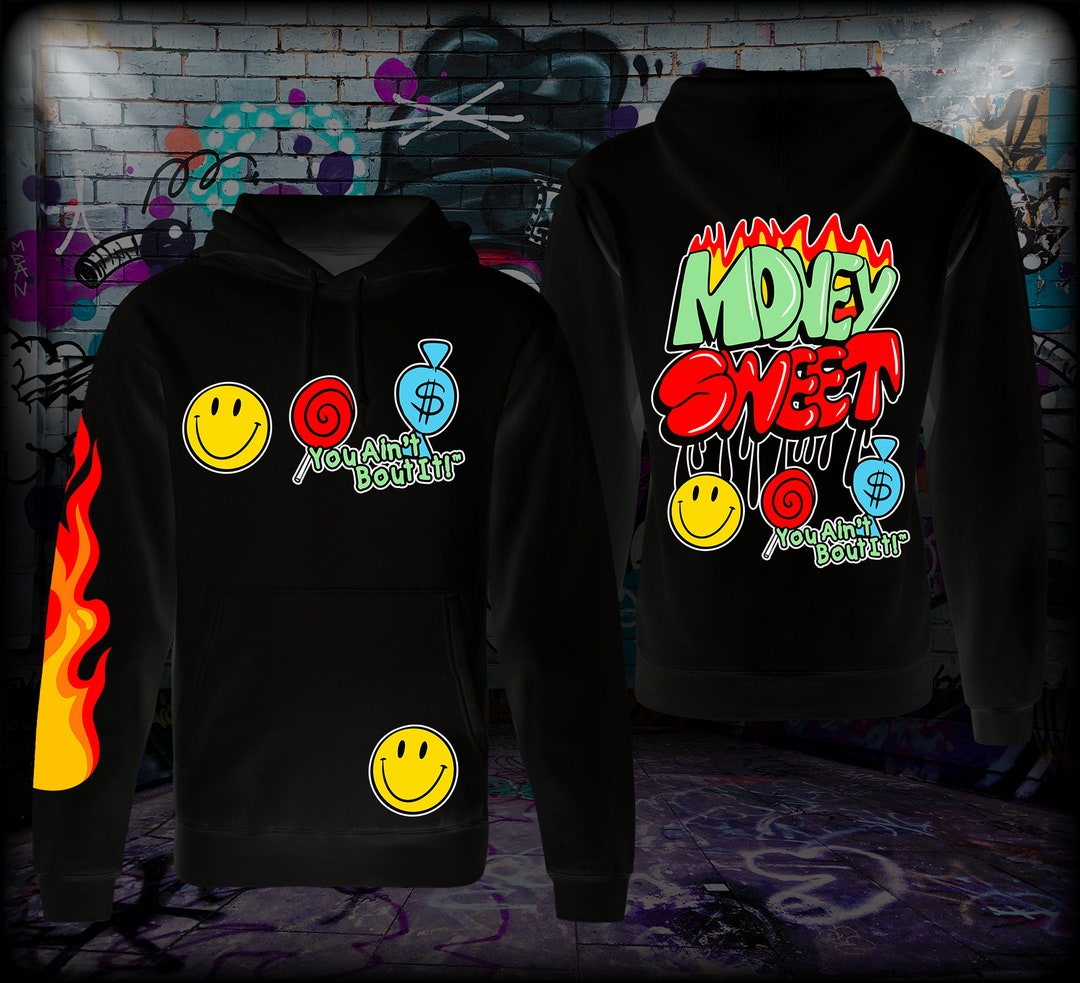 Money Sweet - Print Hoodie Unisex Game Changer - Streetwear Impact ...