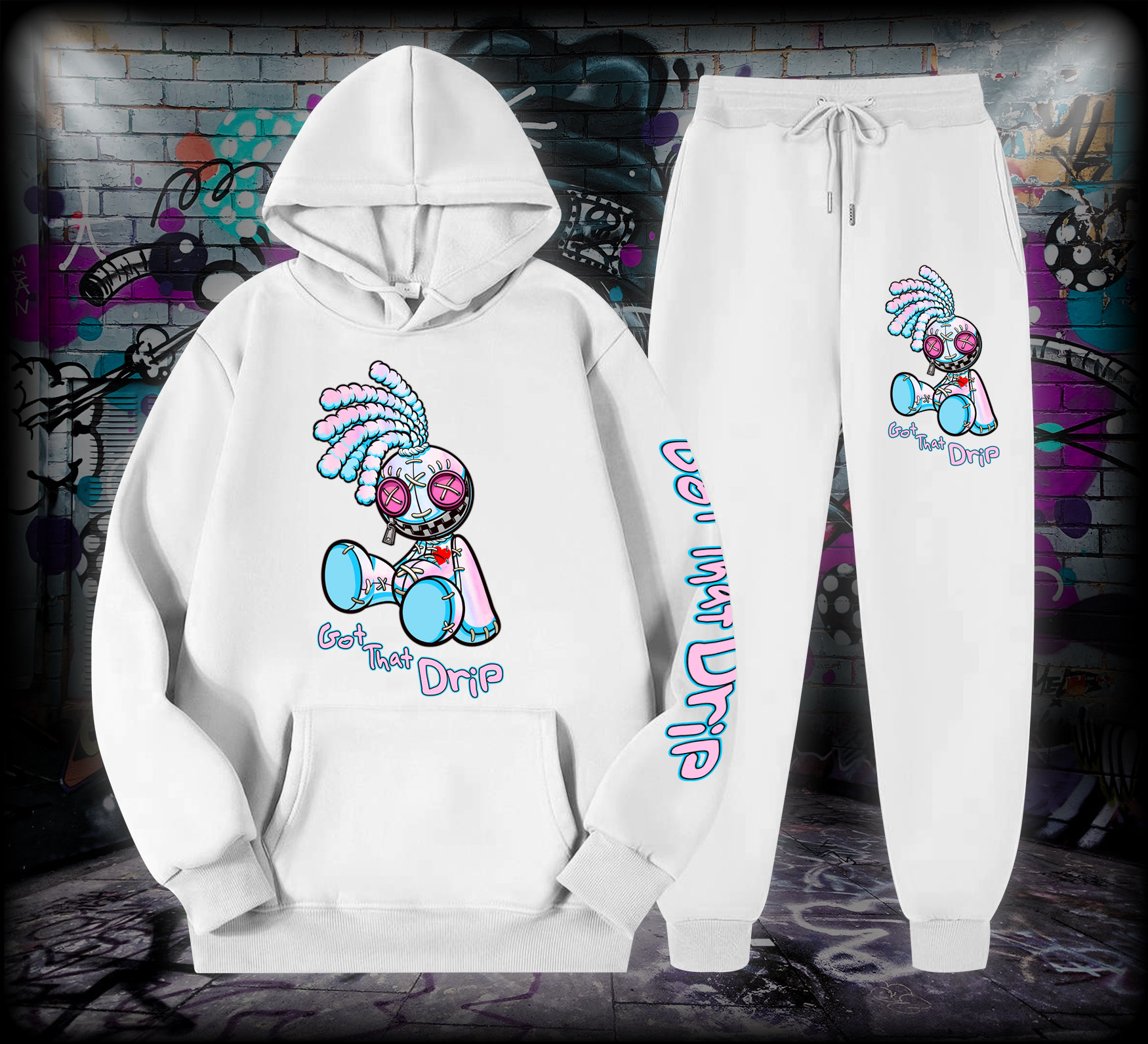Hoodie and Pant Set Got That Drip - Etsy