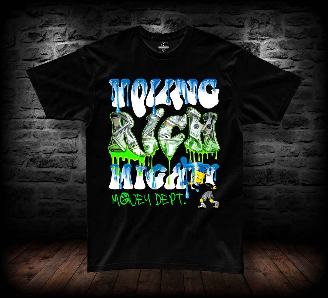 Young Rich Dept - Streetwear T Shirt, Urban T Shrit Unisex, Game ...
