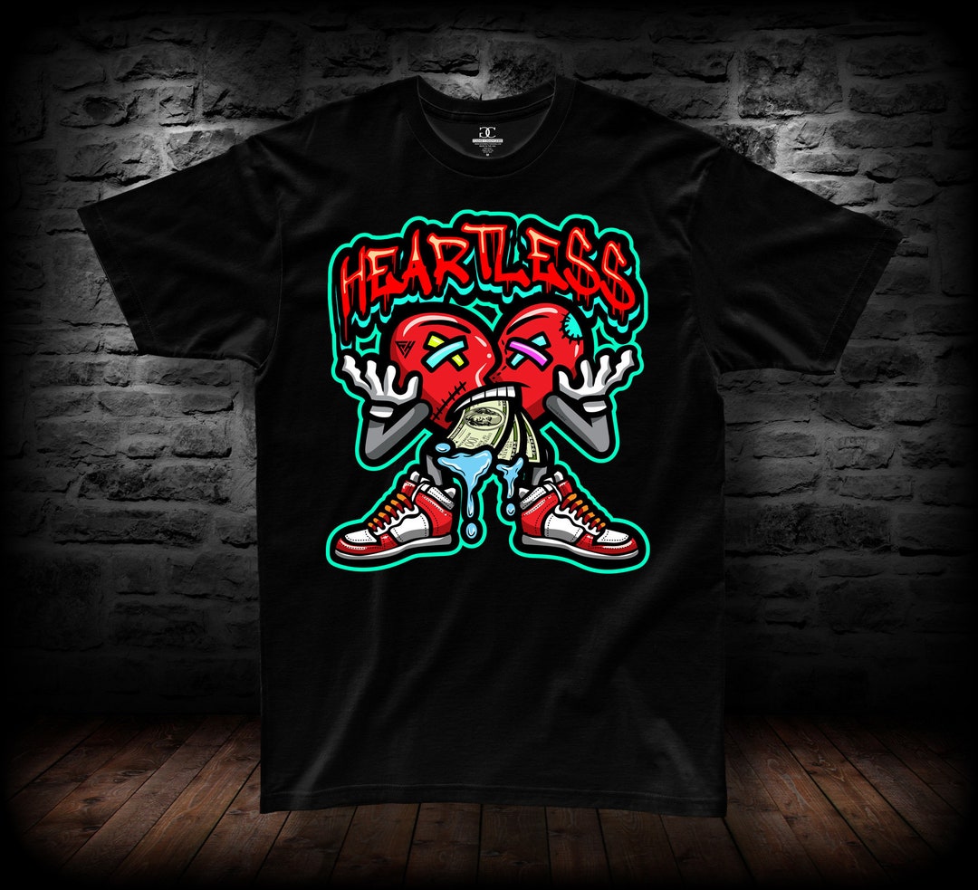 Heartless - Streetwear T Shirt, Urban T Shrit Unisex, Game Changers T ...