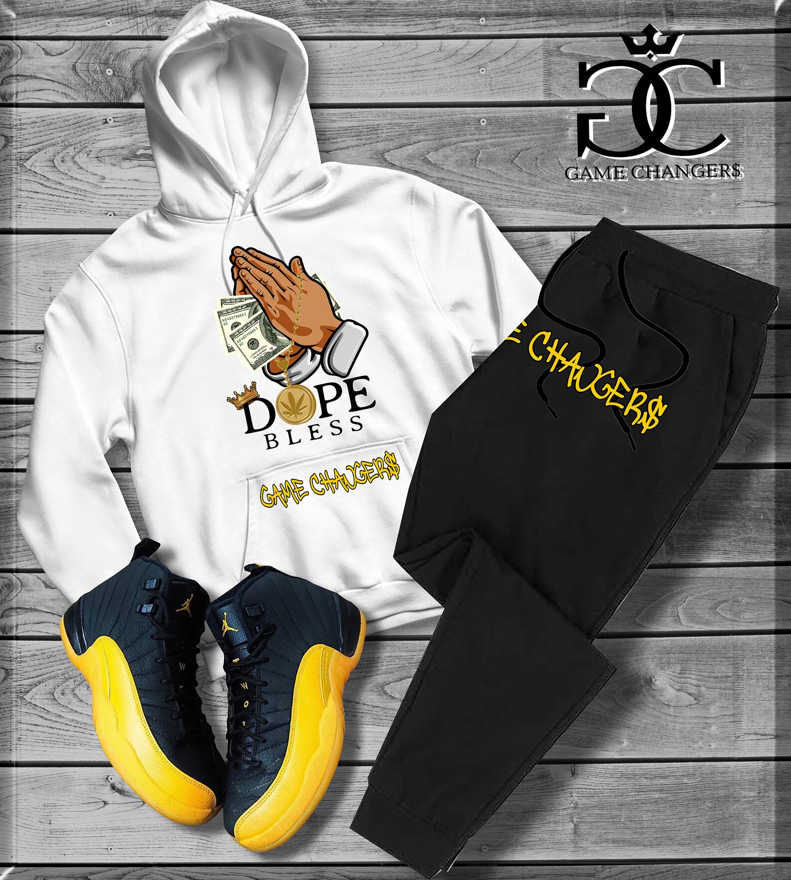 Hoodie and Pants Set Dope Life - Etsy
