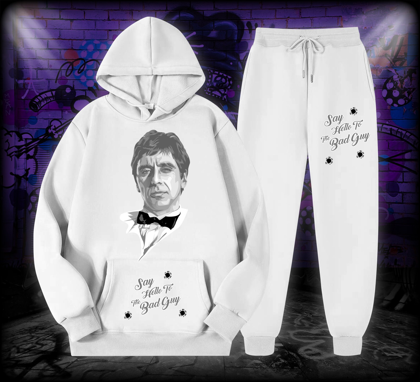 Hoodie and Pants Set - Scarface - Etsy