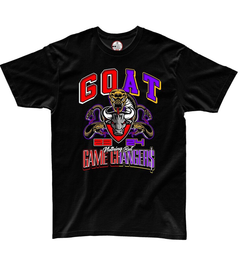 Goat Streetwear T Shirt, Urban T Shrit Unisex, Game Changers T Shirt ...