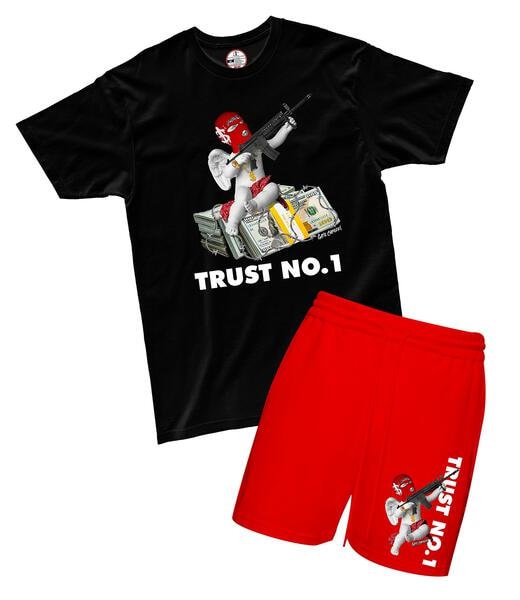 Trust No 1 T-shirt and Shorts Sets Streetwear Game Changers Urban T ...
