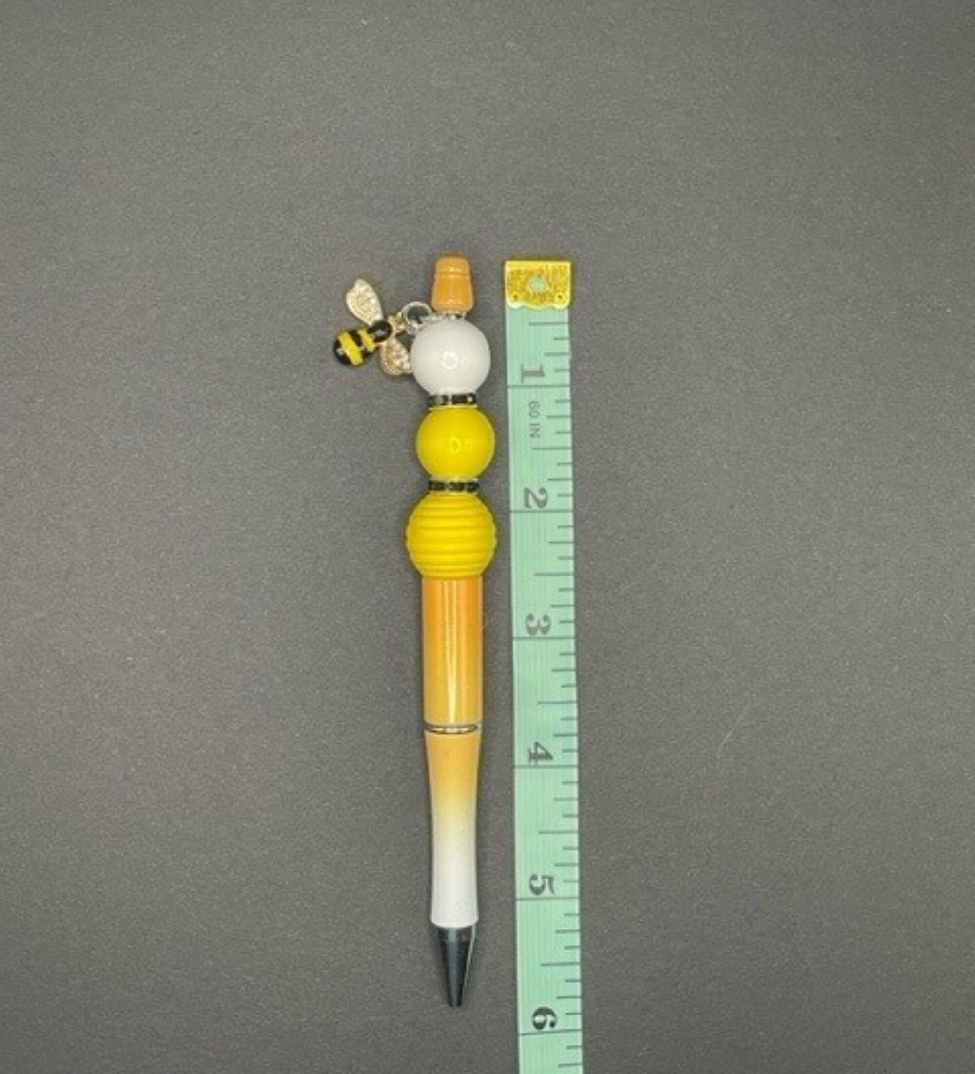 Beaded Pen, Bees, Beaded Bee Pen, Pen Set, Journal Pens, Fancy Pen, Pen ...