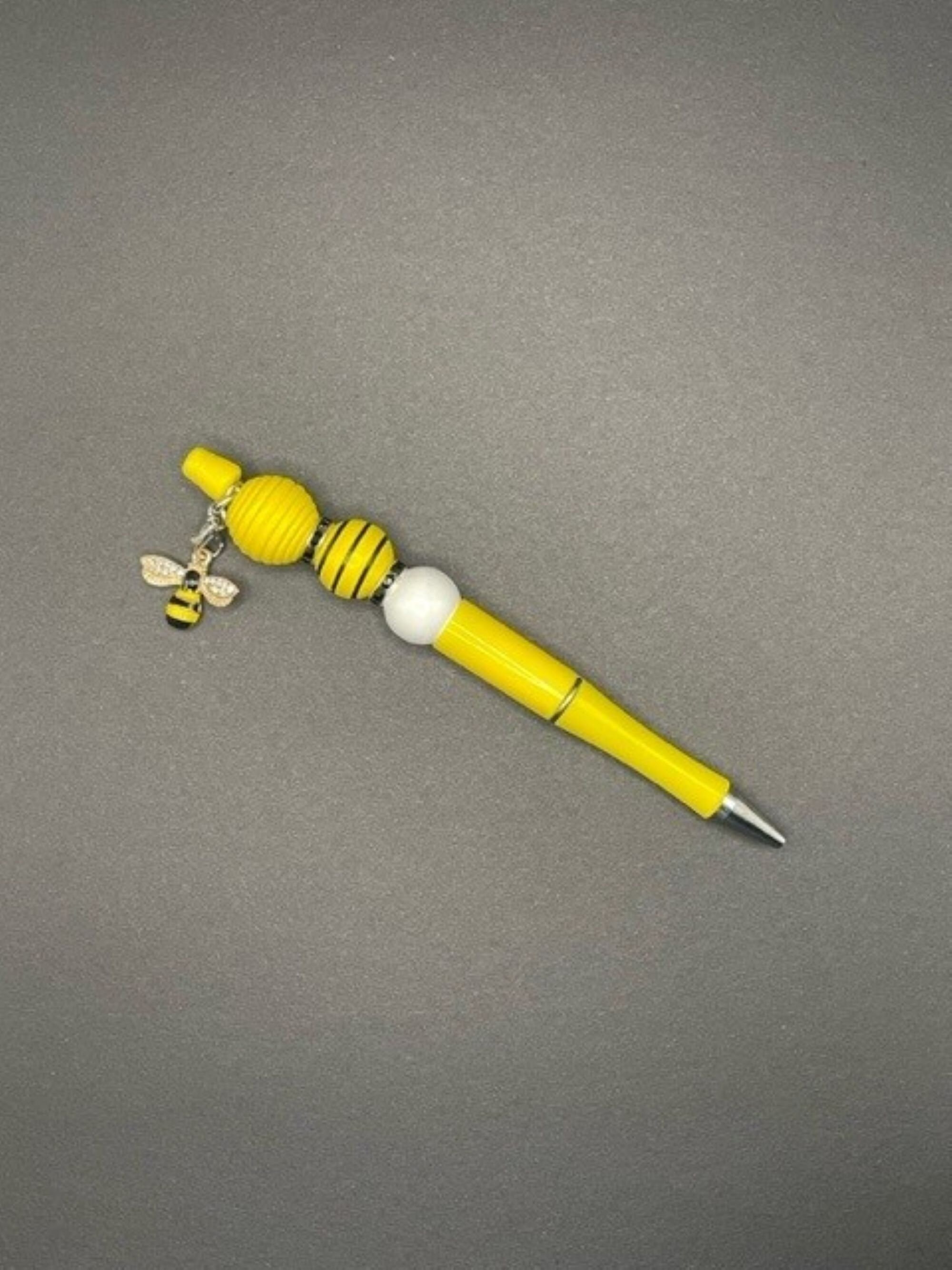 Beaded Pen, Bees, Beaded Bee Pen, Pen Set, Journal Pens, Fancy Pen, Pen ...