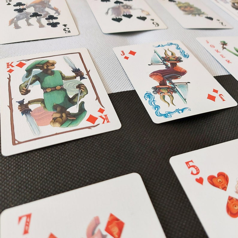 Zelda Inspired Playing Cards - Etsy