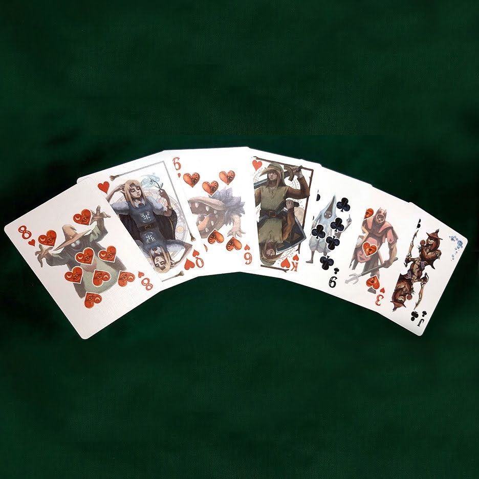 Zelda Inspired Playing Cards | Etsy