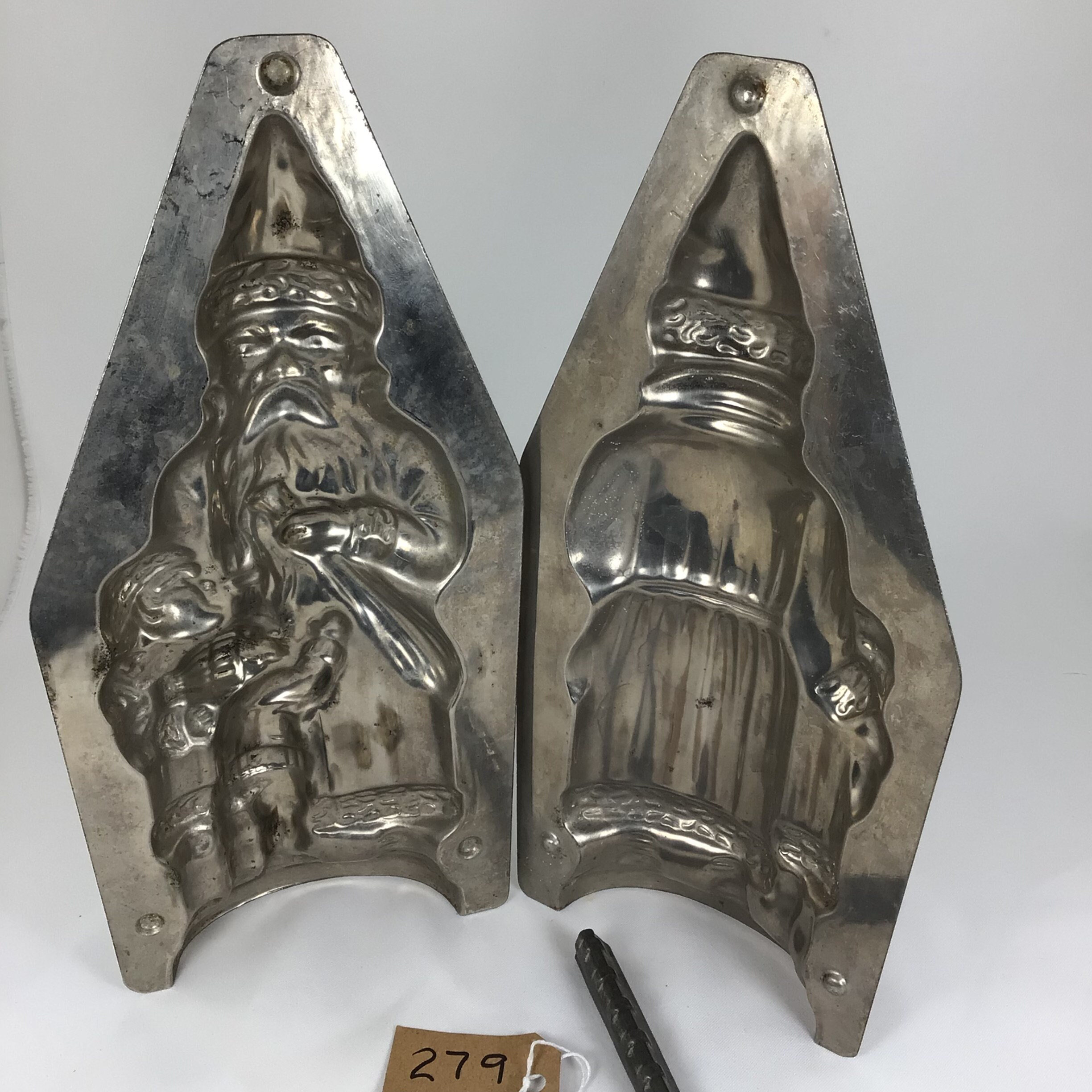 Large Vintage Santa With Children Two Part Metal Chocolate Mold - Etsy