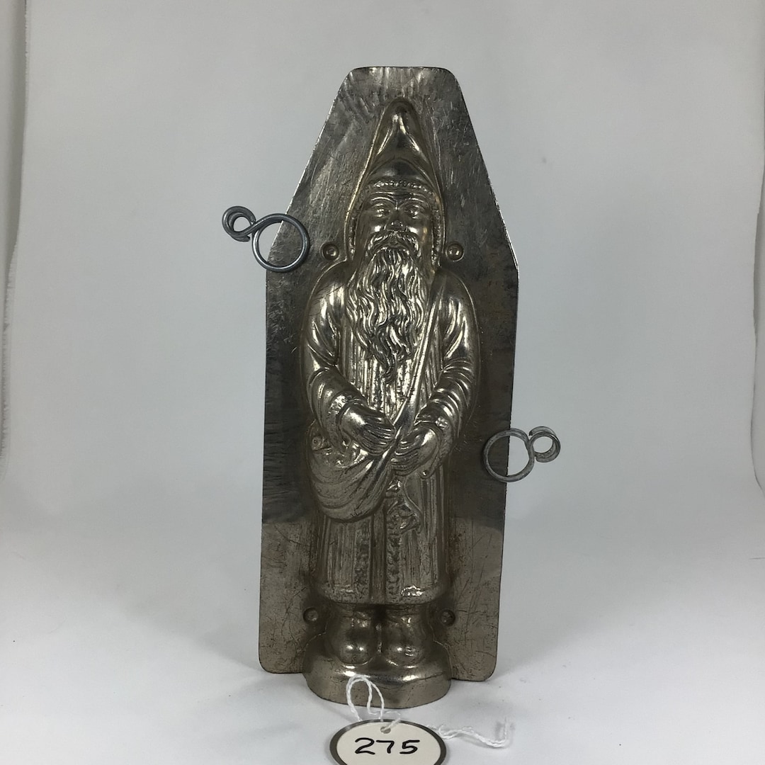 Large Vintage Saint Nicholas Two Part Metal Chocolate Mold - Etsy